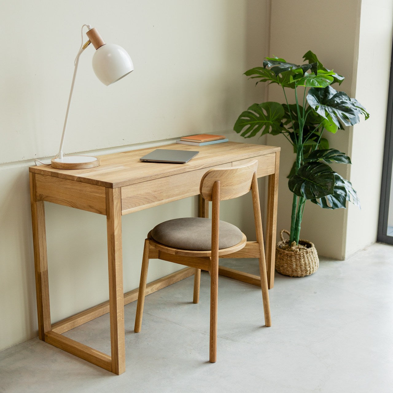 Small oak desk table store